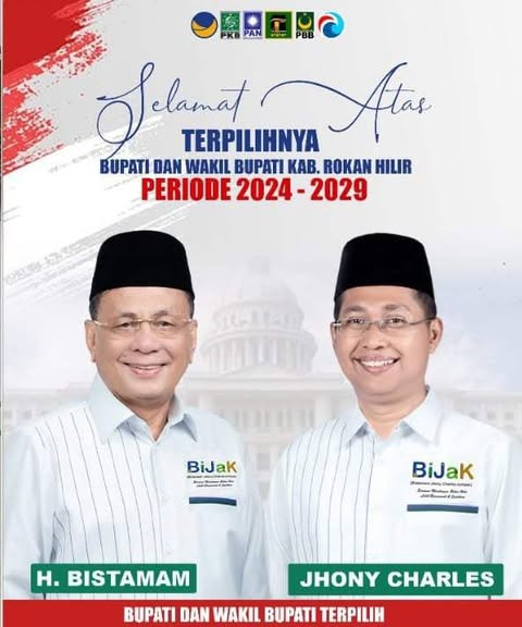 Selamat Atas Terpilihnya, H. Bistamam & Jhony Charles “Meraih Suara Terbanyak Pilkada Tahun 2024 ...